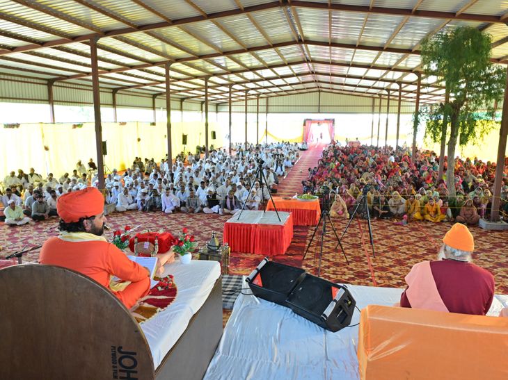Third day of Jambhavani Harikatha in Lalasar Sathari | लालासर साथरी में ...