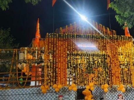 Jharkhandeshwar temple ready for Mahashivaratri in Kasimpur