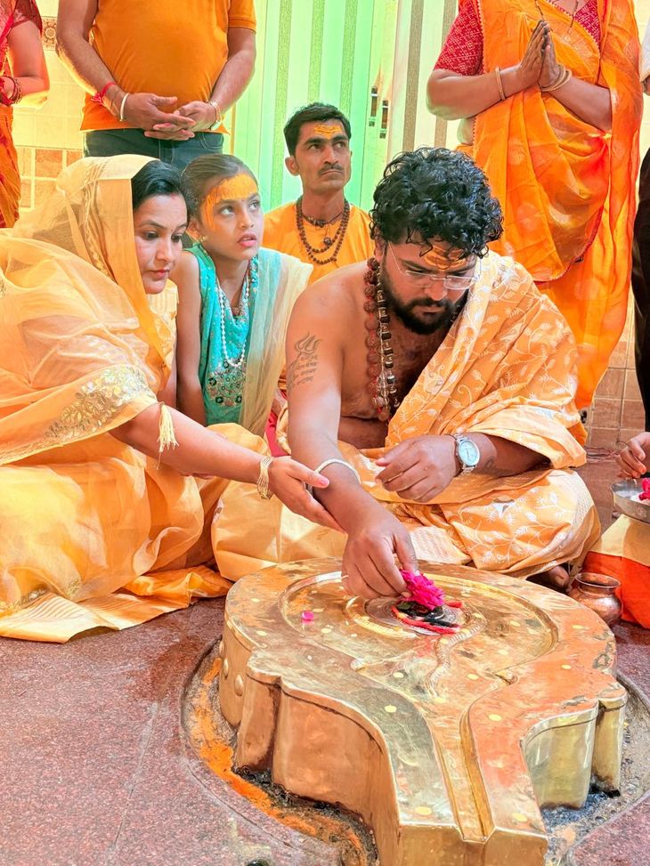On the first day of Shivaratri, turmeric festival is being organized at Deepnath Mahadev temple ...