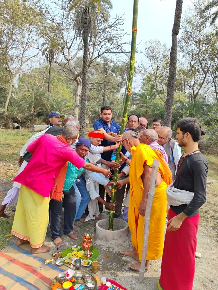 Flag hoisting took place in Gandak Project premises | गंडक परियोजना ...
