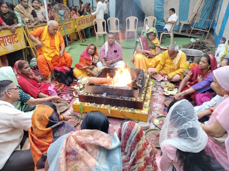 9 day long Mahapuran Katha in Shiv Sai Temple of Balaghat
