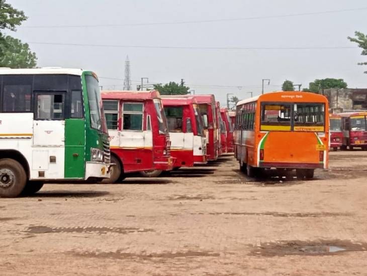 Roadways buses returned from Maha Kumbh in Saharanpur | सहारनपुर में ...