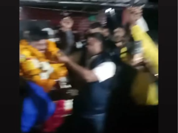 Harsh firing at birthday party