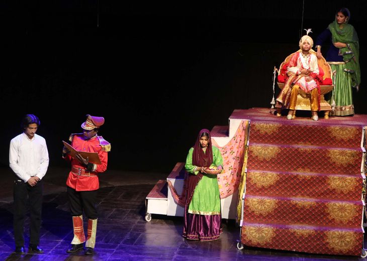 The drama on the struggle of Maharani Jinda showed the youth the ...