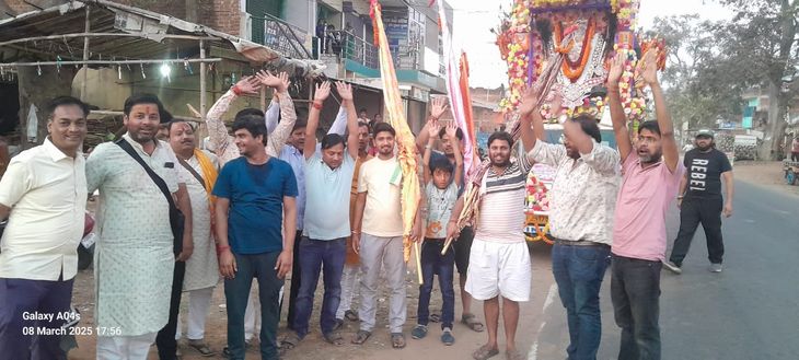 A grand welcome to Shyam devotees in Panjwara | श्याम भक्तों का पंजवारा ...