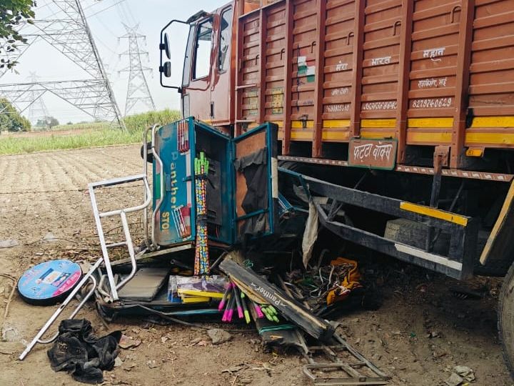 Drunk canter driver caused havoc Rickshaw driver dies in Modinagar 5 ...