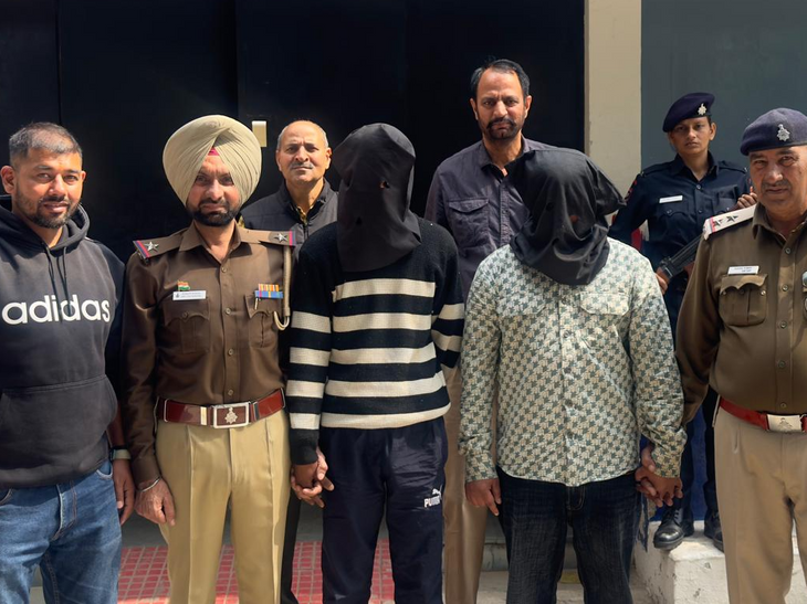 Chandigarh Operation Cell Gangster Lawrence Bishnoi 2 Henchmen Pistol ...