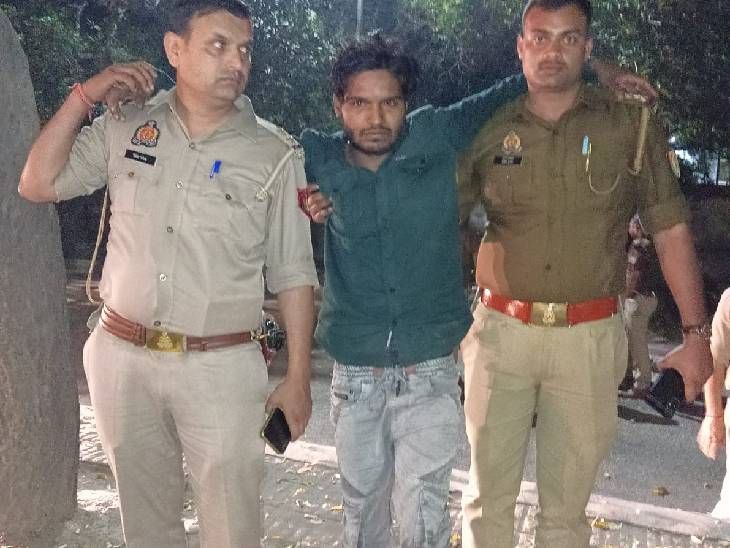 Noida police encounter with two criminals One person was shot in the leg, another was arrested ...
