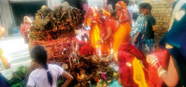 Holi Puja was performed in ward no. 2 of Rama Mandi | रामा मंडी के ...
