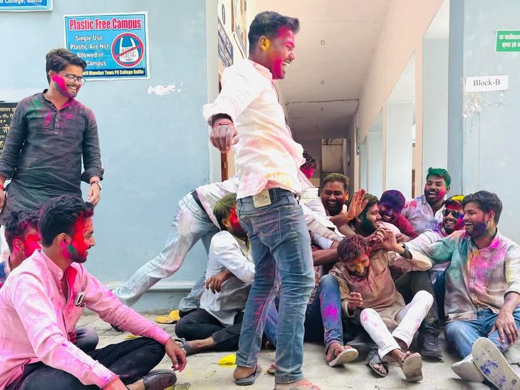 Holi celebration in rural areas of Bansdih | बांँसडीह के ग्रामीण इलाकों ...