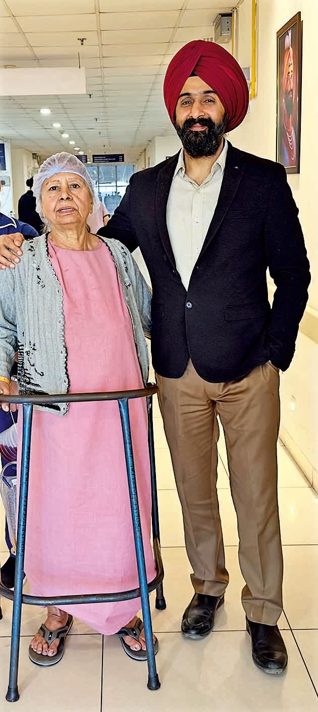 Dr. Ranjit successfully completed knee replacement surgery