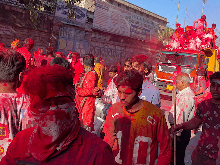 Emperor Ashoka's procession started with Gair dance