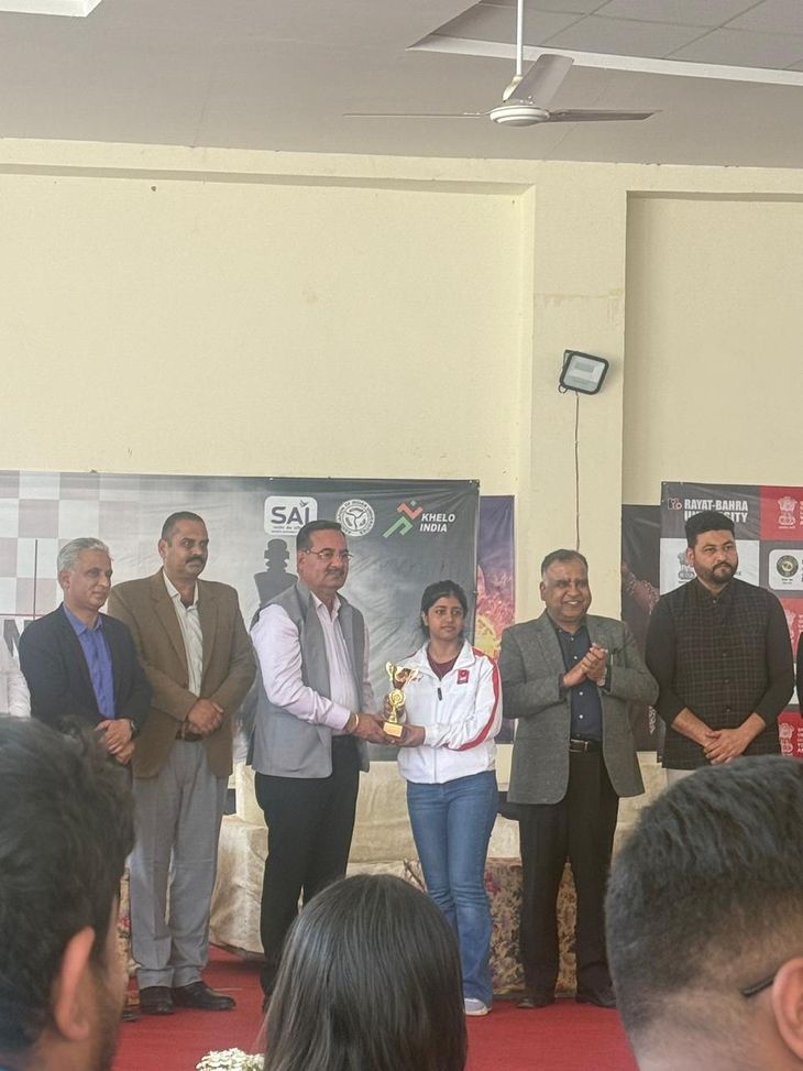 Shreya Das became the best player in North Zone Women's Chess, won the ...