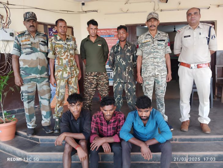3 accused caught stealing copper cable