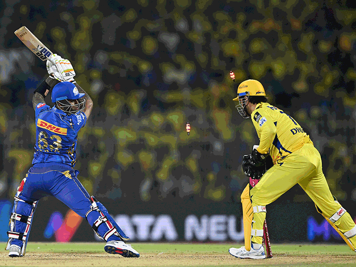 MS Dhoni Stumping; CSK Vs MI IPL 2025 Photos | Rohit Sharma Noor Ahmad ...