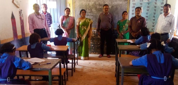 Divisional Convenor inspected the examination centers | मंडल संयोजक ने ...