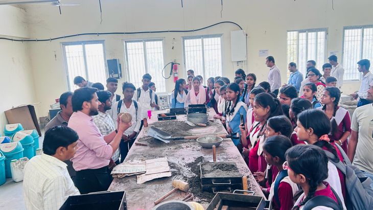 Many types of activities were conducted in the school with great pomp ...