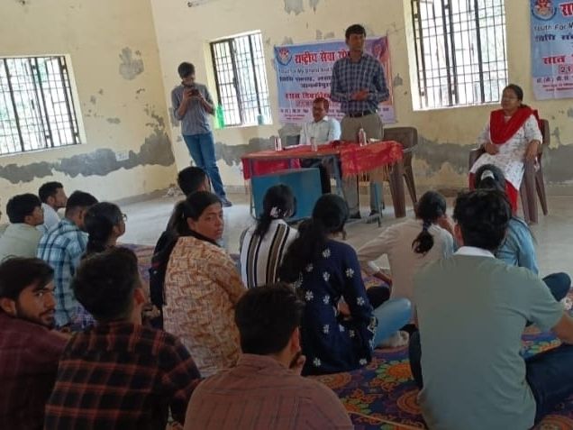 Awareness campaign on environment in NSS's special camp
