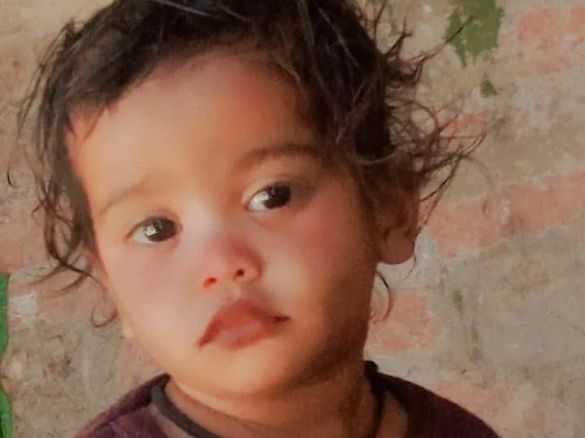 A 14 month old girl died a painful death in Ayodhya