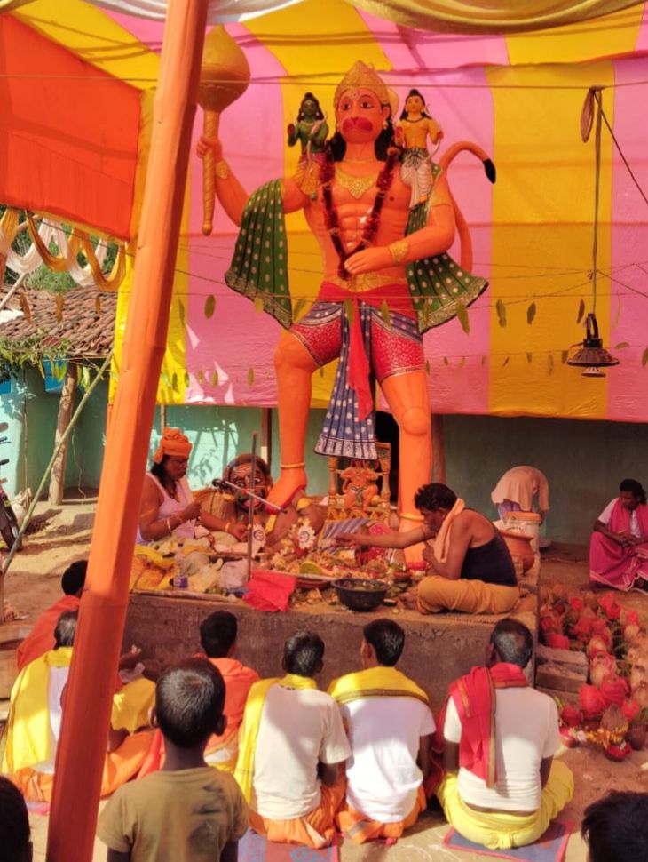 The idol was consecrated in the Taira village of Sonua | सोनुआ के तैरा ...