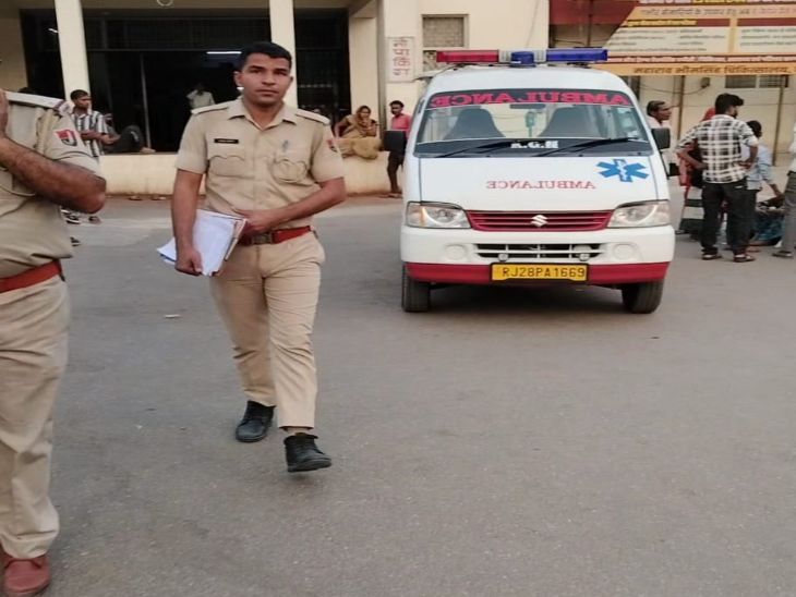 Rajasthan Kota Simliya police station road bike accident Simliya water park one dead two injured ...