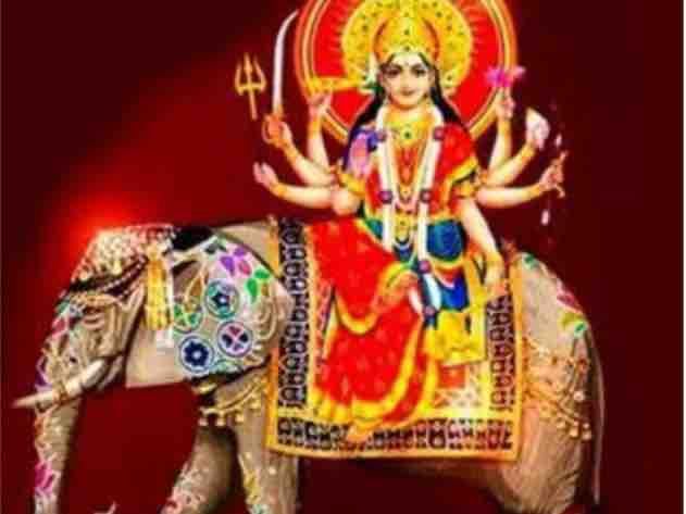 In Chaitra Navratri, Goddess Durga rides Gajaraj | चैत्र नवरात्र में ...