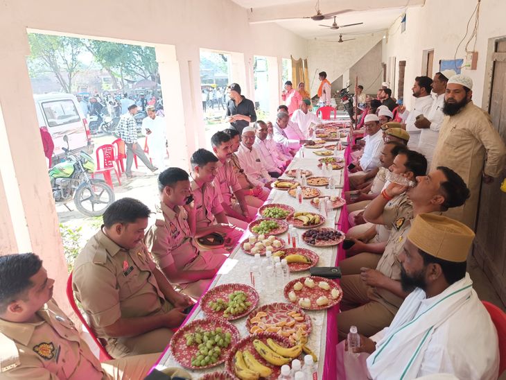 Eid Milan ceremony celebrated with Hindu-Muslim unity in Madrasa
