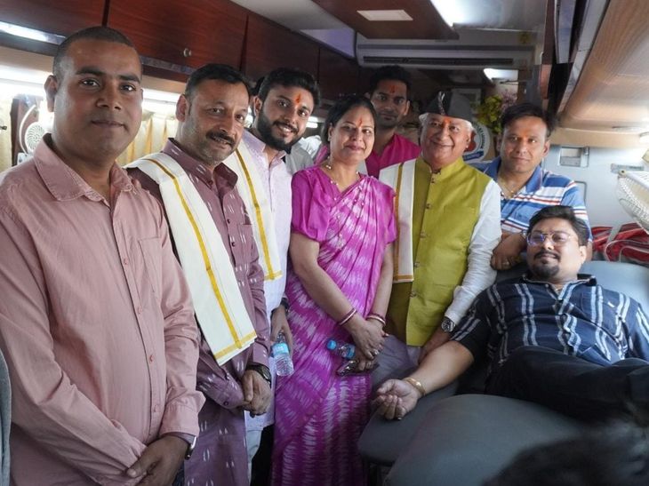 Blood donation camp on the birthday of MLA Dr. Neeraj Bora
