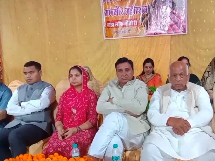 Rajasthani folk art seen in Gangaur Festival churu Rajasthan | गणगौर ...