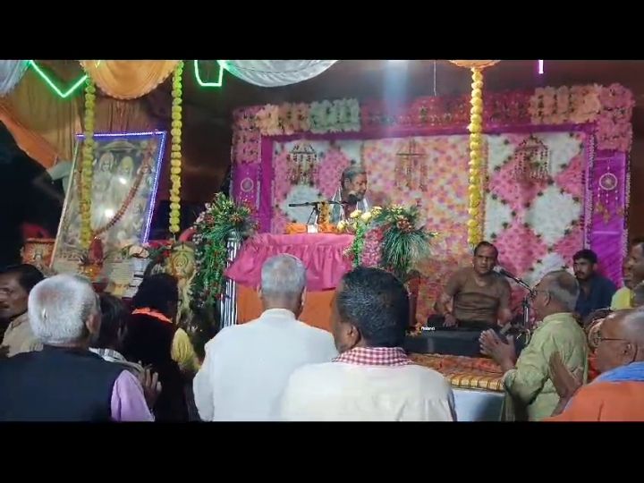 Shri Ram Katha in Maa Anandi Devi Temple on Navratri
