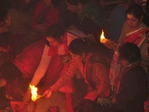 Fourth day of Navratri in Harraiya Satgharwa | हर्रैया सतघरवा में ...