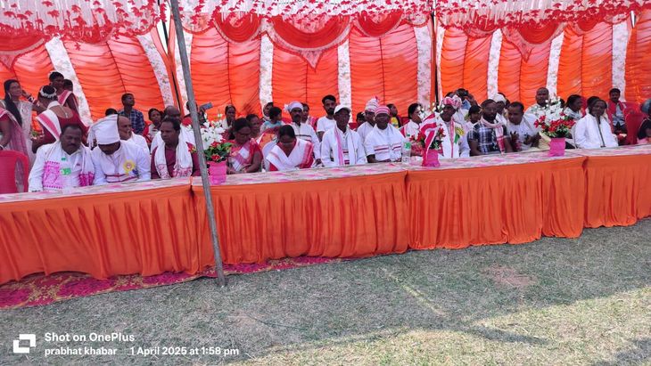 Sarhul Puja festival celebrated with great pomp in Dumri