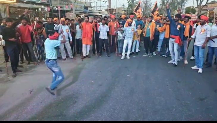 Ram devotees took out Mangala procession, the area echoed with the ...