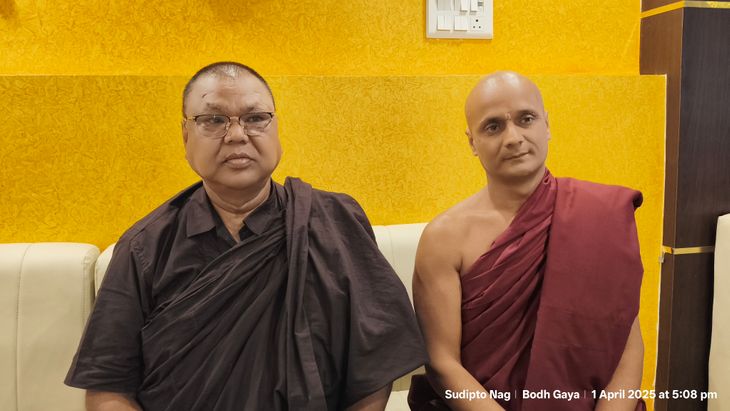 Officials from the Buddhist Sangha, International Buddhist Association ...