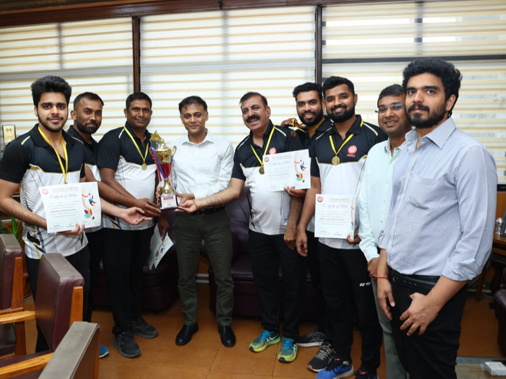 Players from Ratlam Railway Division were the winners | रतलाम रेल मंडल ...