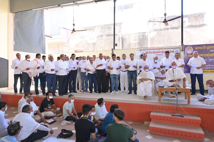 Mahaprasadi today on the birth anniversary of Brahmalin Saint Padmaram Kulriya | ब्रह्मलीन संत ...