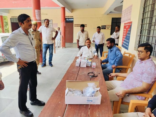 Health camp organized in SDM office