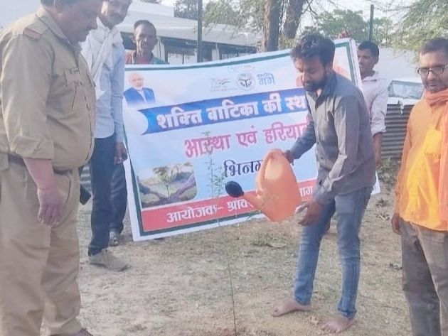 Jamun, Amla and Peepal plants were planted for Shakti Vatika in Kali ...