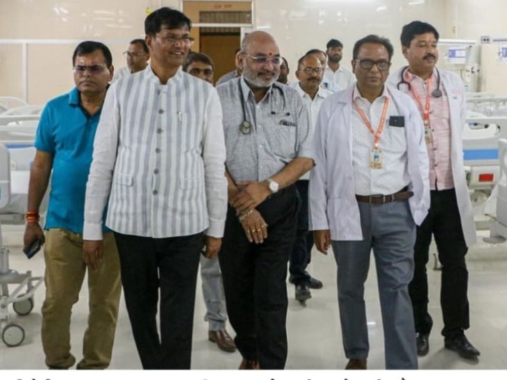 MLC inspected Ramsagar Mishra Hospital