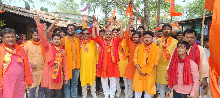 Procession took place, Salmari resounded with Jai Shri Ram | निकली ...