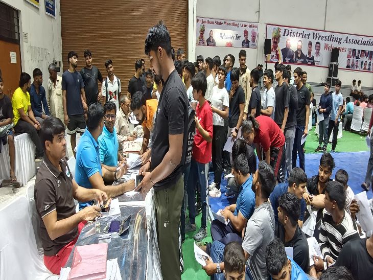 Rajasthan Kota state level under 20 wrestling competition Dangal ...