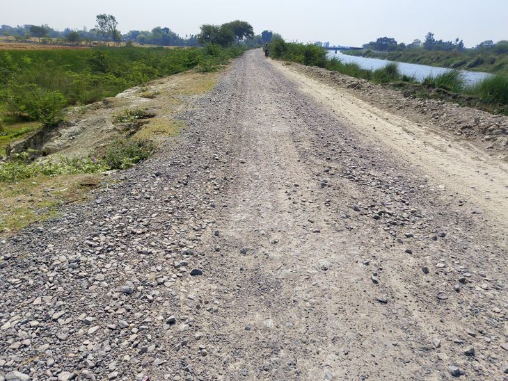 Sharda Nagar's road is dilapidated | शारदा नगर की सड़क जर्जर: राहगीरों ...