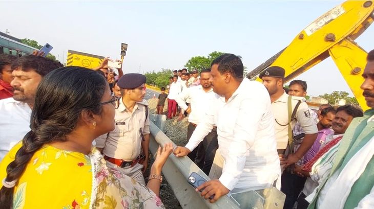 The administration arrived to close the Deepu cut, the villagers ...