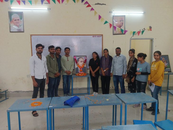 Dr. Ambedkar Jayanti celebrated in Rajakheda | राजाखेड़ा में डॉ ...