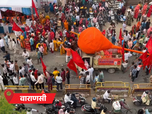 hanuman jayanti celebrated in the city of shiva Varanasi Prayagraj ...