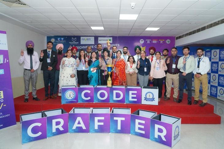 CT University organized a 24 hour national hackathon CodeCrafter 2.0 | सीटी यूनिवर्सिटी ने कराया ...