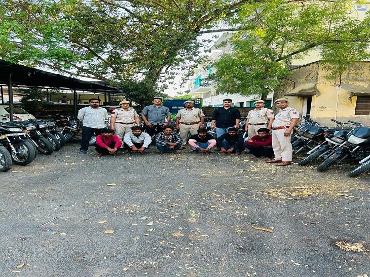 6 accused including a history sheeter of bike thief gang arrested