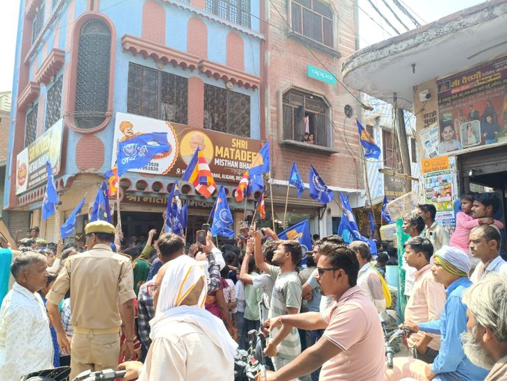 A huge crowd gathered on the 134th birth anniversary of Baba Saheb ...