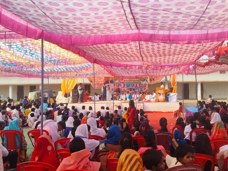 A grand rally was organised on Ambedkar's birth anniversary in Babhani ...