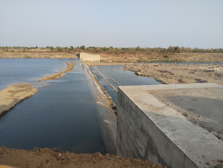 3 anicuts constructed in 3 years on the Sagwara river route from ...